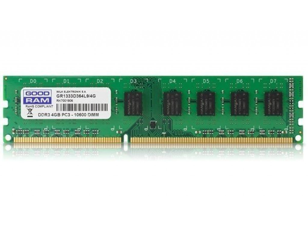 Оперативная память Ddr3 8 Gb 1600 Mhz Goodram Gr1600d364l11 8g