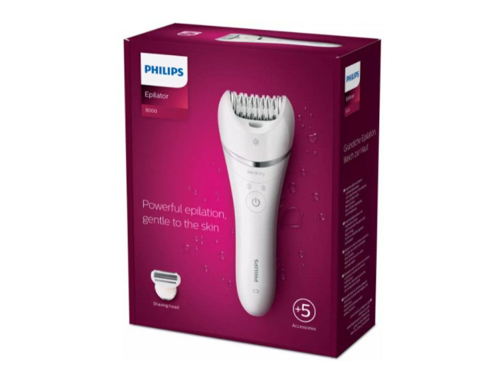 Эпилятор PHILIPS Series 8000 (BRE710/00) купить по низкой цене в ...